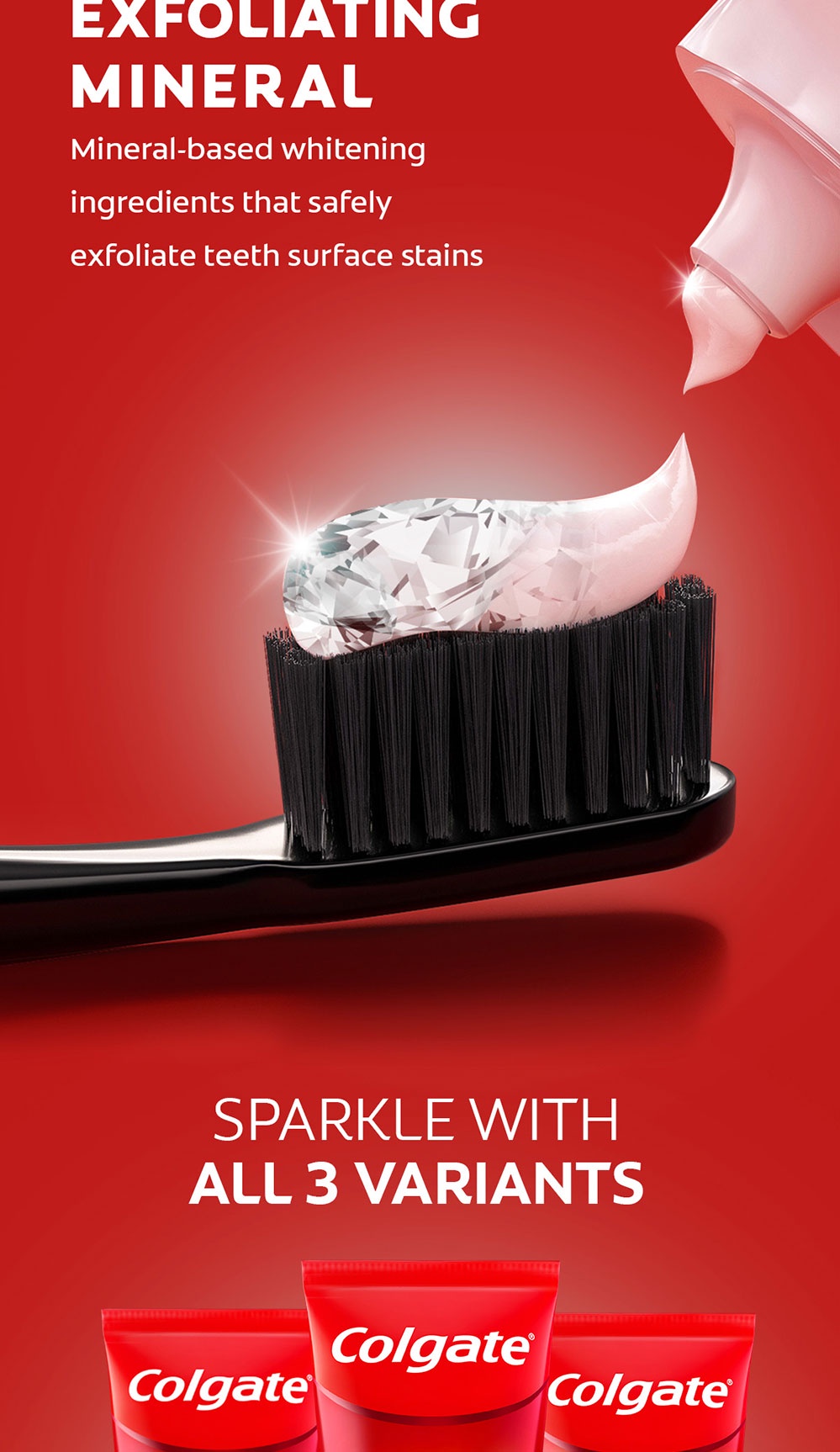 Colgate Optic White Exfoliating Mineral Whitening Toothpaste 100g ...