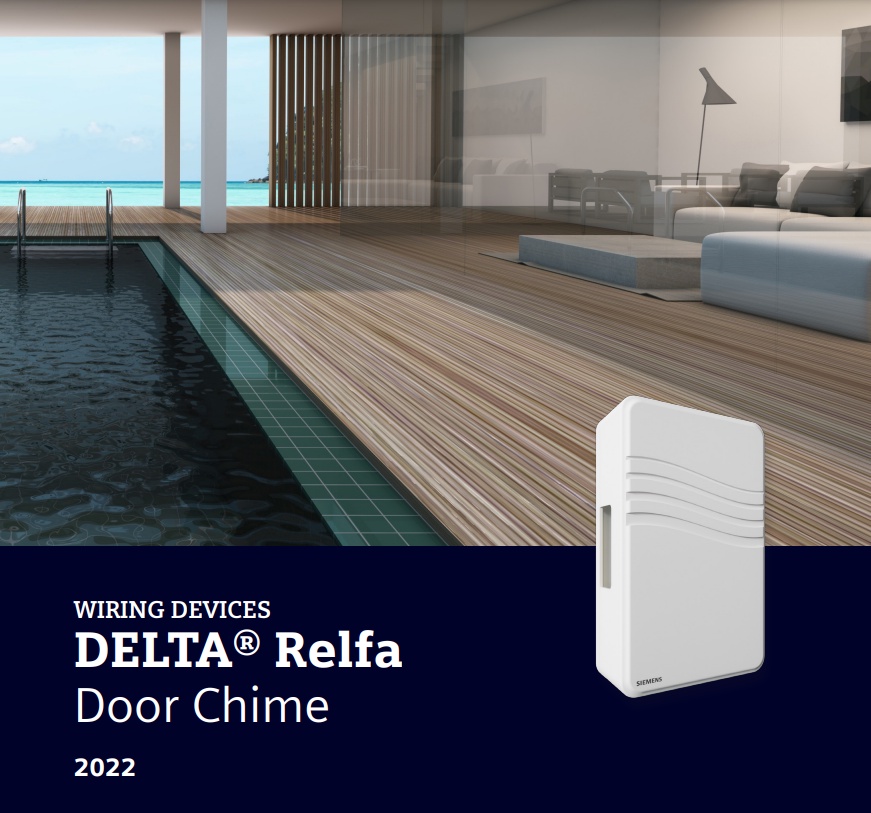 Siemens DELTA® Relfa Door Chime 240v Mechanical Ding Dong Chime Wired ...