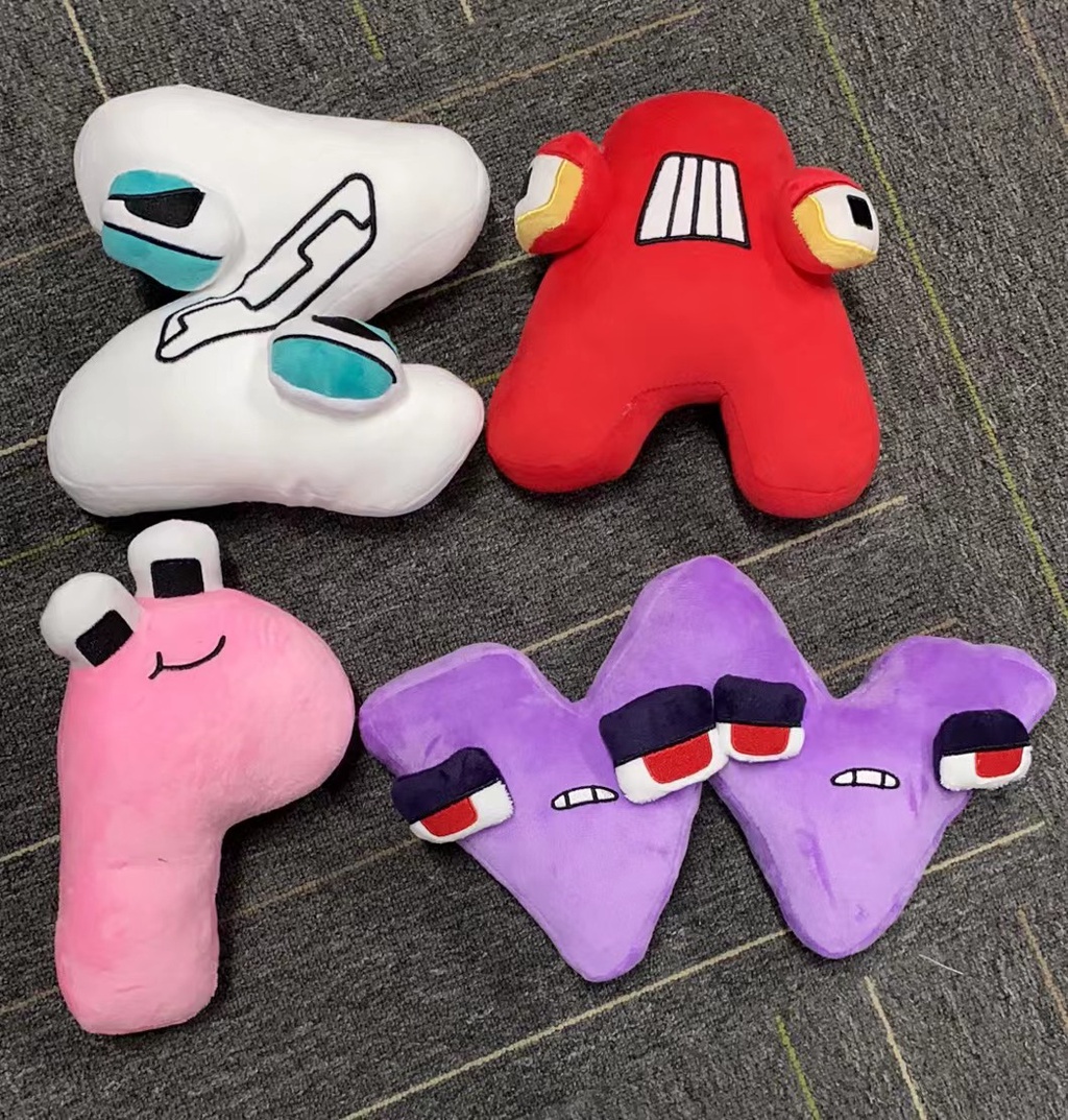 26 PCS Alphabet Plush Toy Alphabets Alphabet Lore Stuffed Doll ...