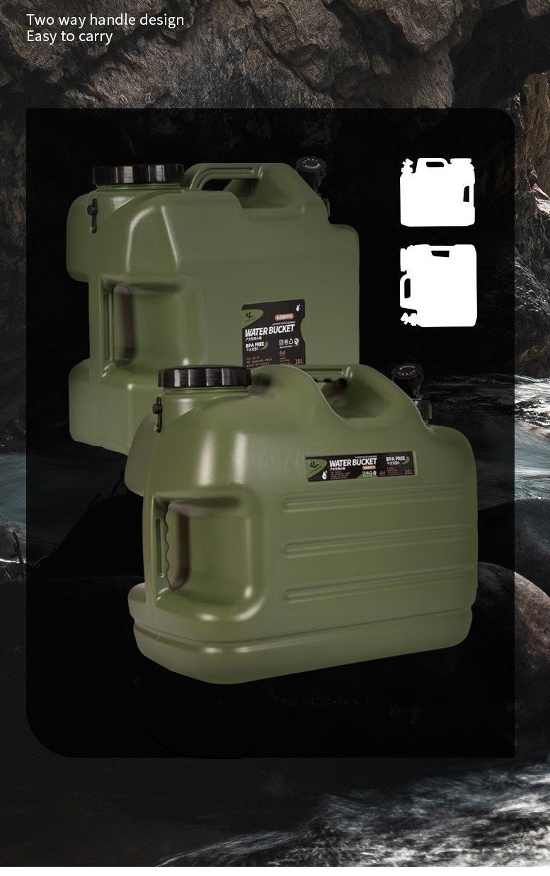 10L/12L/18L/25L Portable Outdoor Water Barrel/Drinking Water Bucket ...