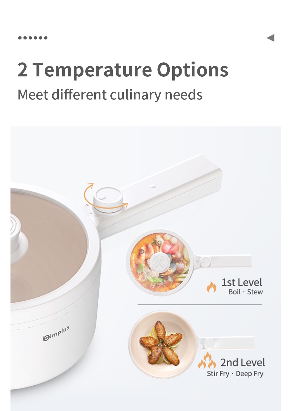 Simplus 1.5L Multi Electric Cooker With Steamer |630W Quick Heating ...