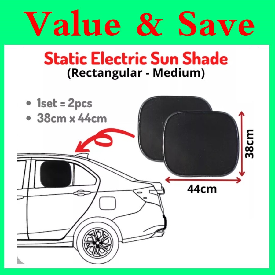 Universal PVC 97% UV Proof Sun Shade Electric Static Film Sunshade For ...
