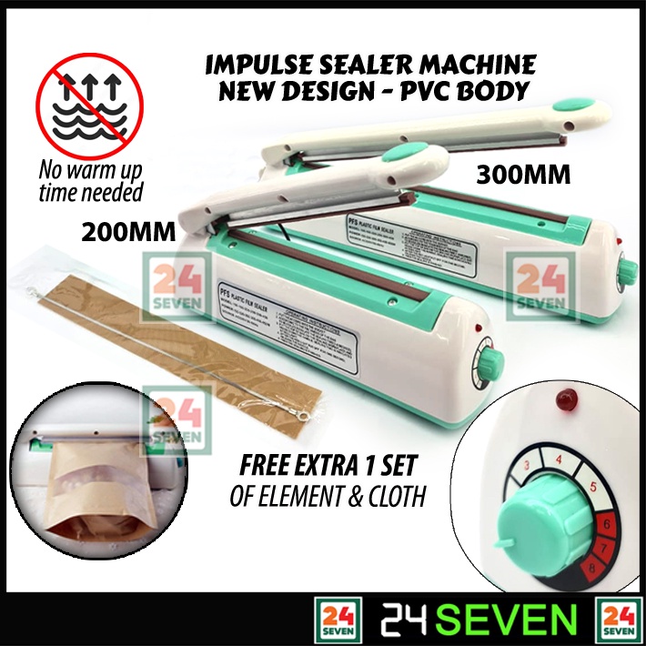 New Design Plastic Impulse Sealer Machine Plastic Bag Seal Packinging 8 ...