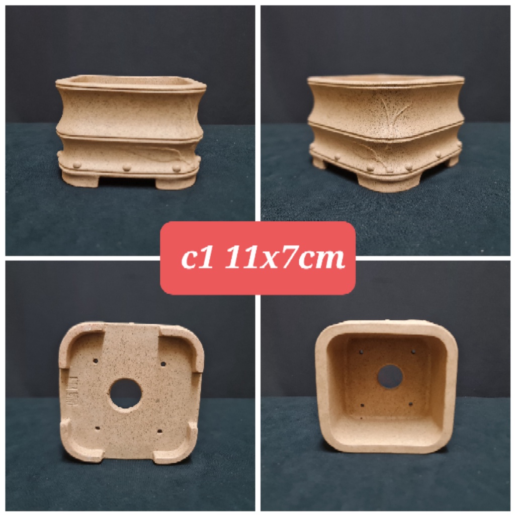 bonsai pot gaya klasik 03 美丽的盆景花盆 pasu bonsai cantik dan murah | Shopee ...