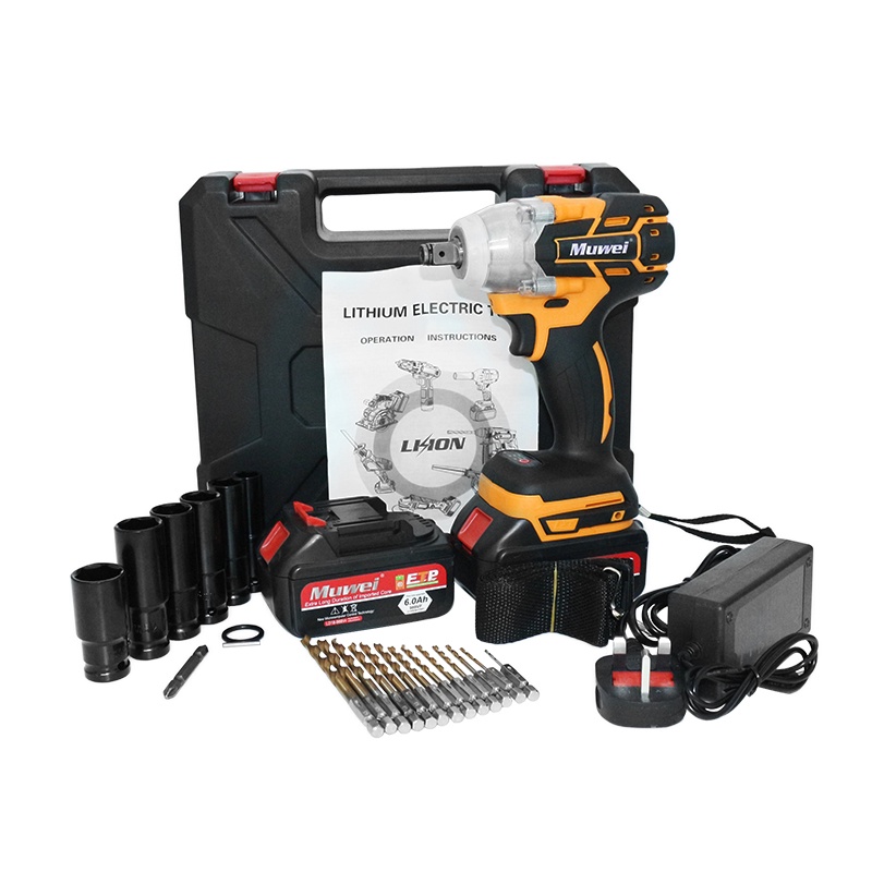 [Muwei]6.0AH Drill Cordless Set Multi Function Electric Wrench Tool ...