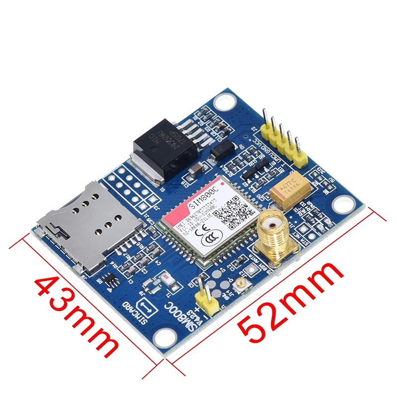 GPRS SIM800C GSM Module SIM 800C GPRS/GSM Module SIM800 [ElectricA ...