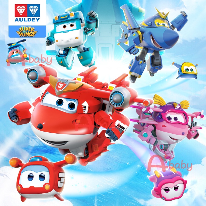 [A+baby] Super Wings (New Characters Ellie/Shine/New-Jerome) Auldey ...