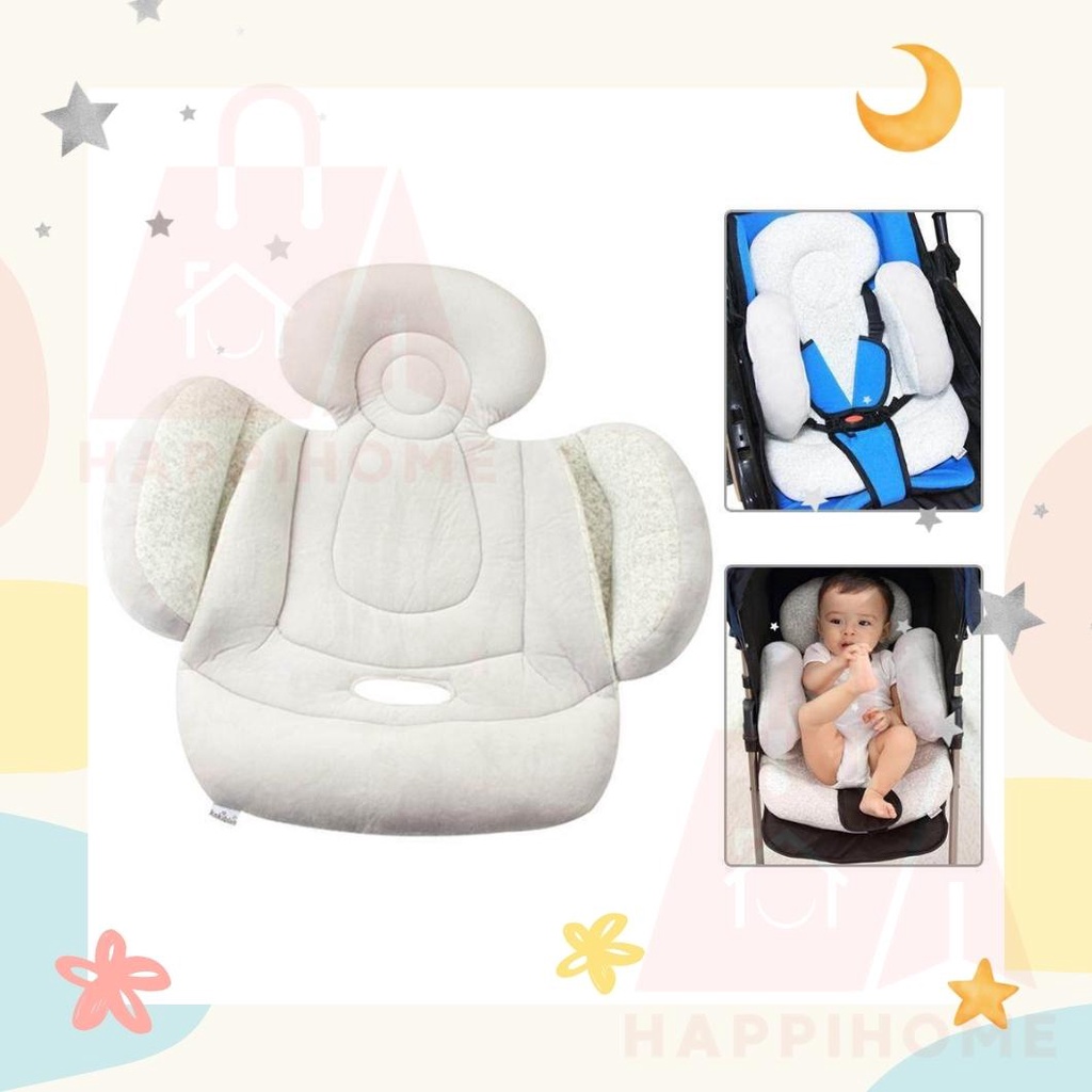 Stroller Cushion Baby Head Body Support Pillow Double Sided Newborn ...