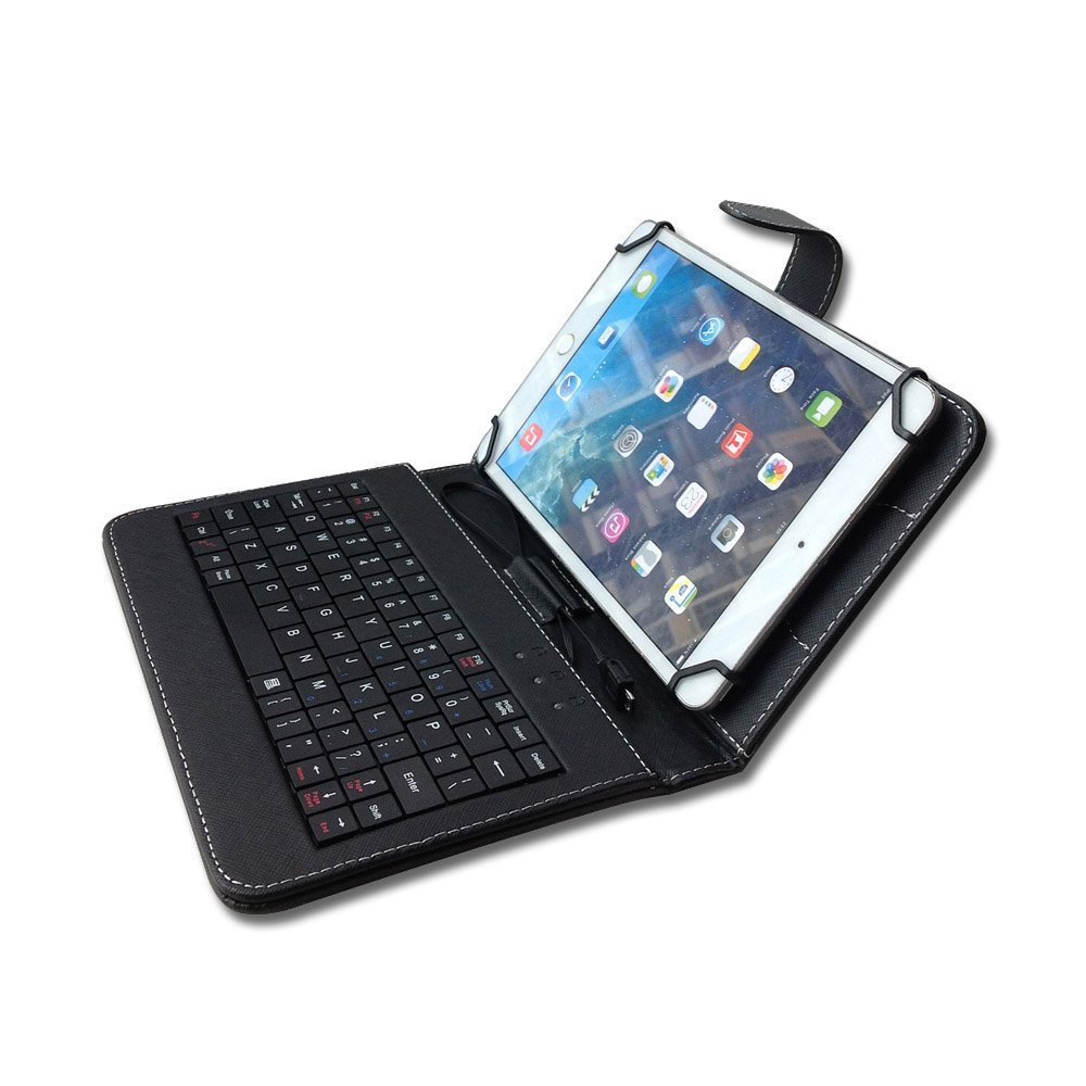 Folding 7inch /8inch /9.7inch /10inch Tablet Stand Cover Buil-in Wired ...