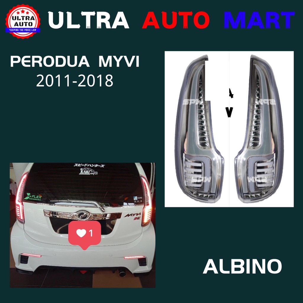 TAIL LAMP LED PERODUA MYVI GEN2 SE LAGI BEST ICON TAIL LAMP LIGHT BAR ...