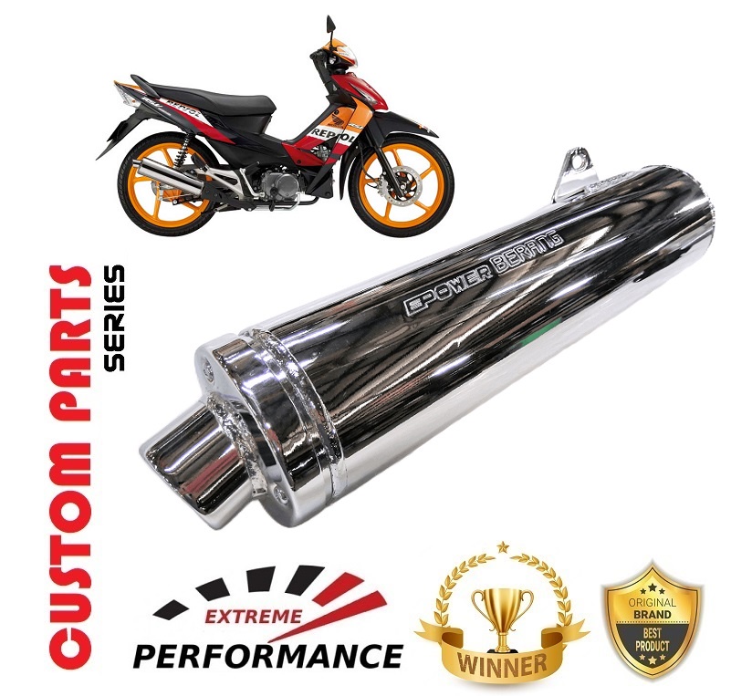 Tabung Wave 125X Ultimo 28mm Ekzos Std Racing Exhaust exzos EPOWER ...