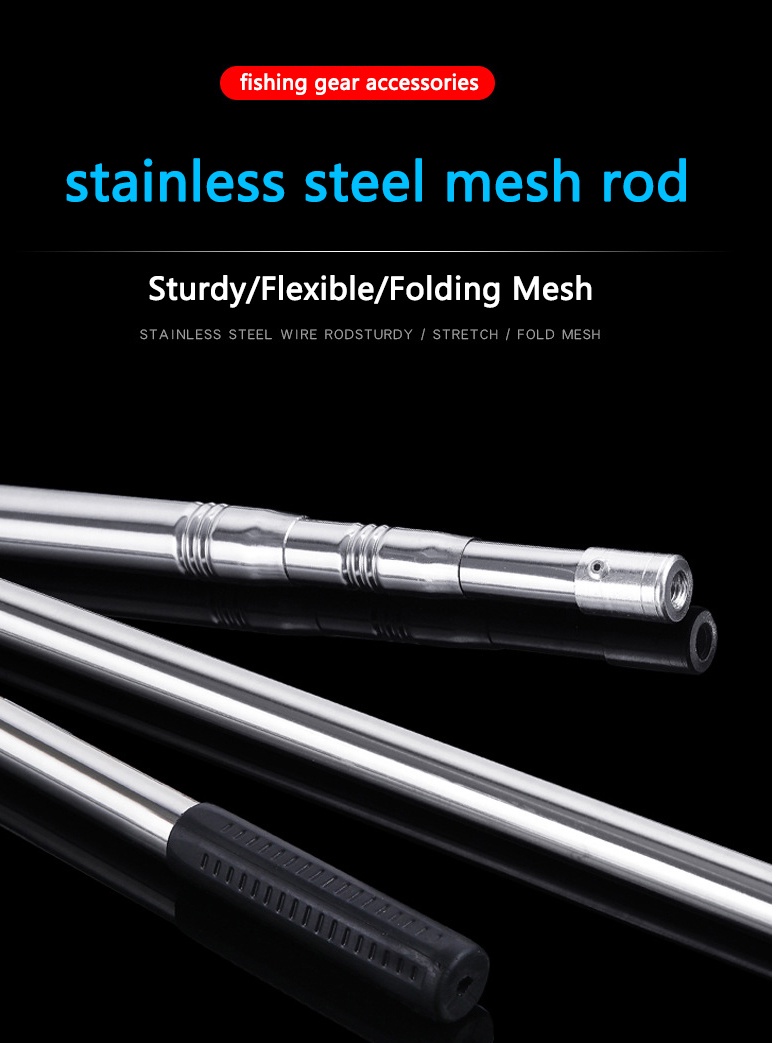Double-Lock Rod Telescopic Stainless Steel Pole Sickle High-Altitude ...