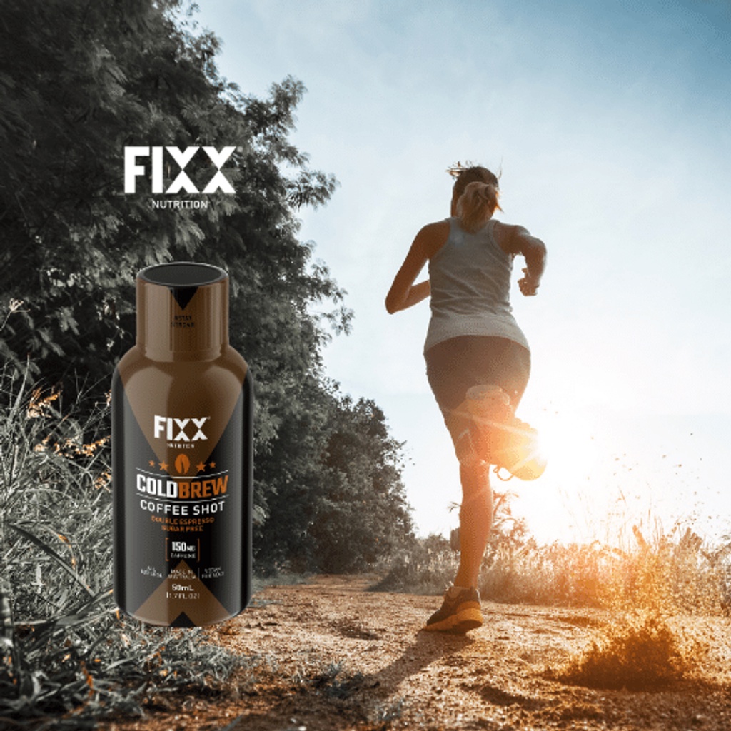FIXX Cold Brew Double Espresso 50ml (Plus Energy/Mocha Shot/Sugar Free ...