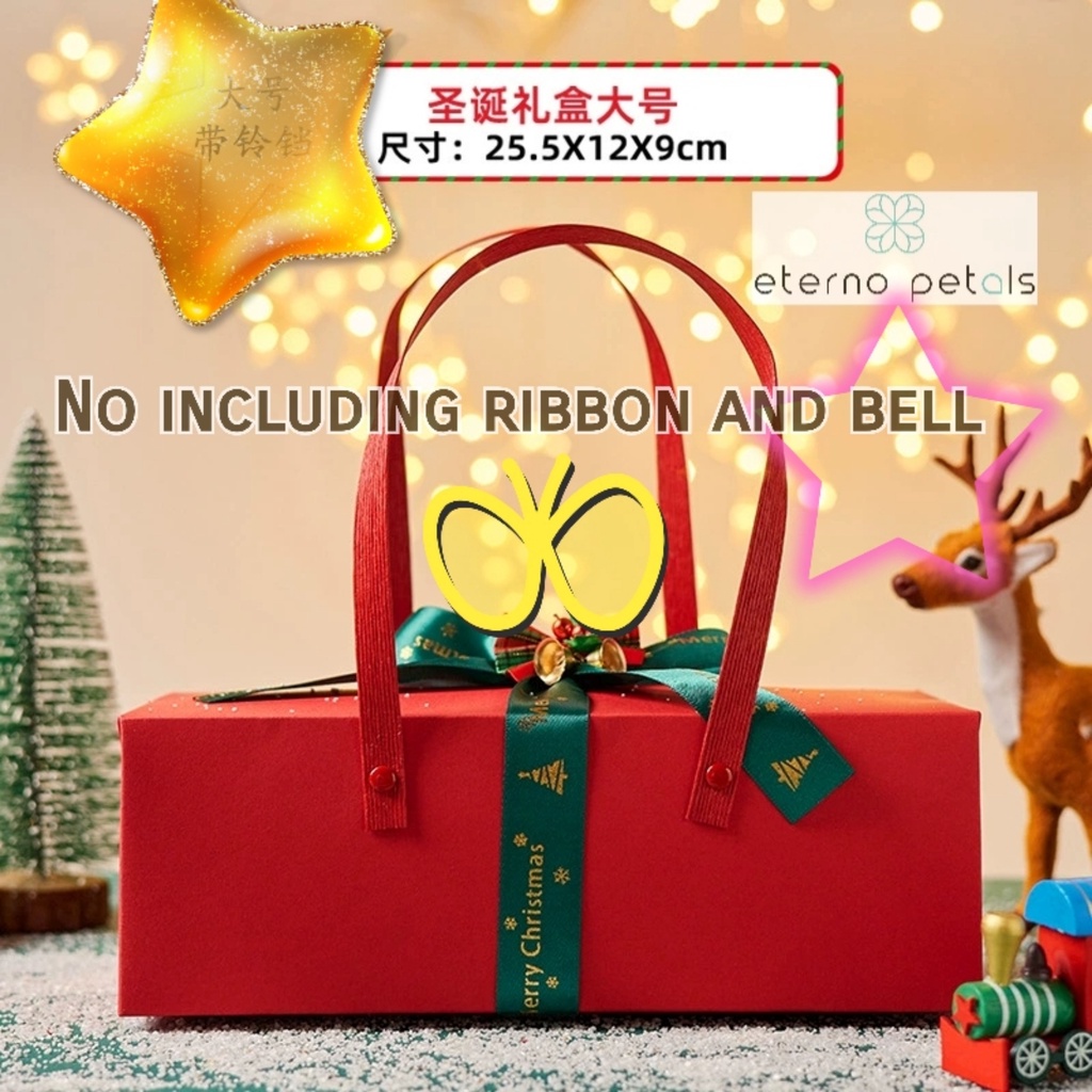 1psc Red Box Christmas Apple gift box / Chinese New year cookies box ...