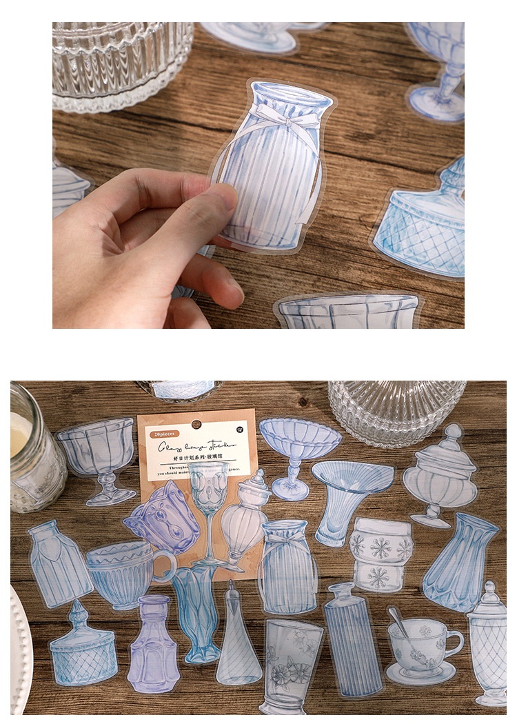 IFM INS Vintage Beautiful Life Plan Series Literature and Art PET Deco ...