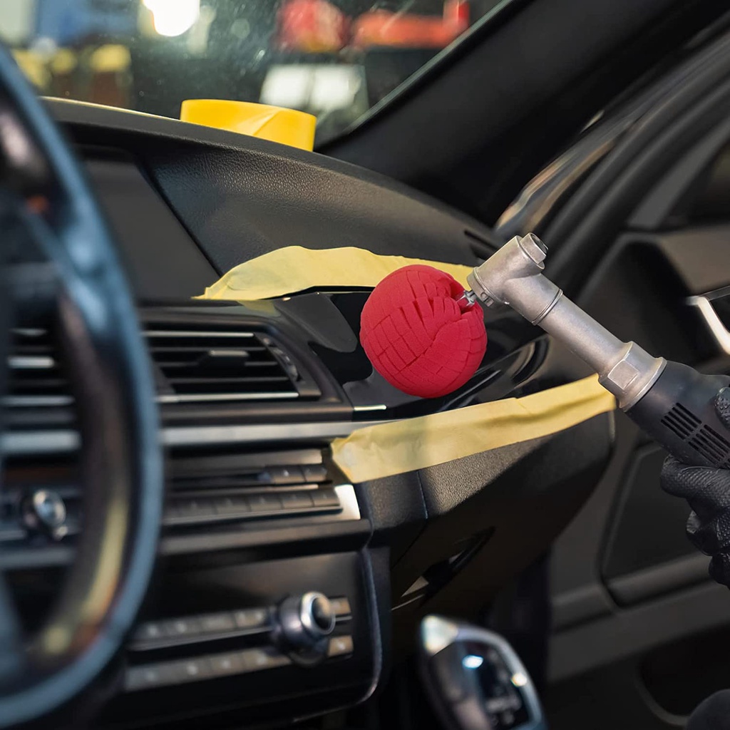 Car Wheel Sport Rim Polish Sponge 】Round Cone Foam Buffing Sponge DIY ...