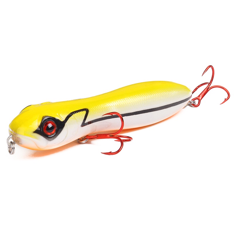 Shengyao Pencil Lure Topwater Floating Hard Bait Snake Head Like ...