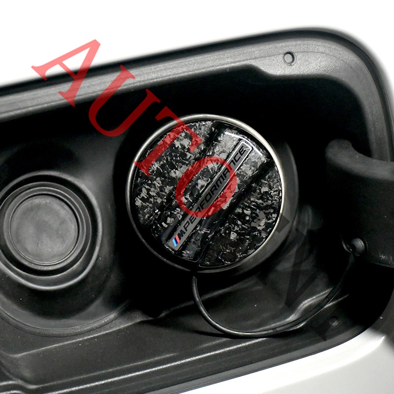 Car Fuel Tank Oil Gas Cap Cover Dry Carbon Fiber For BMW E90 E92 F30 ...