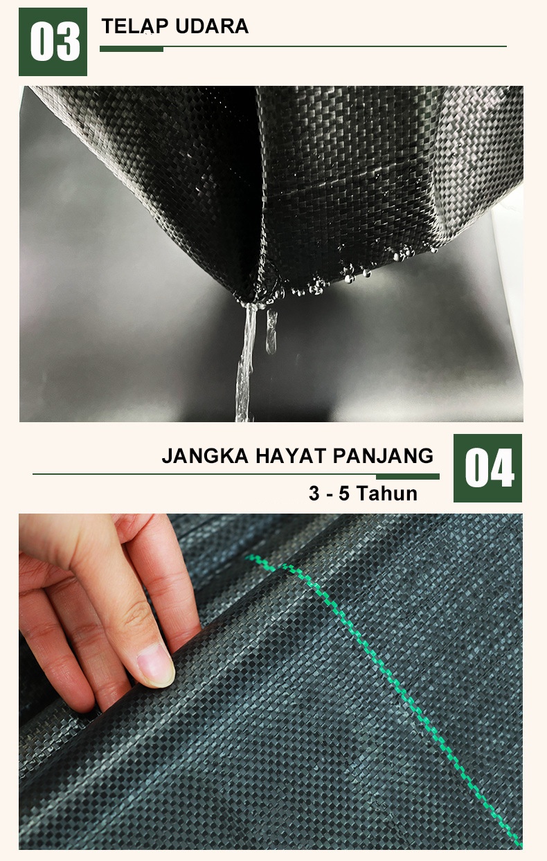 Weedmat 200m Gardening Tools Equipment Penutup Tanah Kawalan Rumput ...