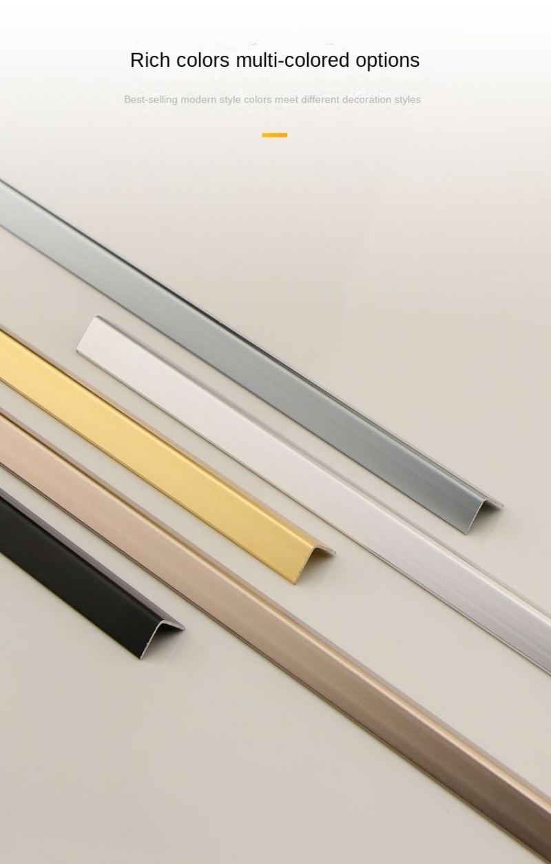 Corner Wall Protector Punch-Free Protection Bar Aluminium Alloy Corner ...