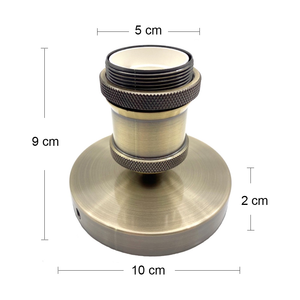 Vintage E27 Bulb Lamp Base Holder 220V Edison Lamp Base Socket Bulb ...