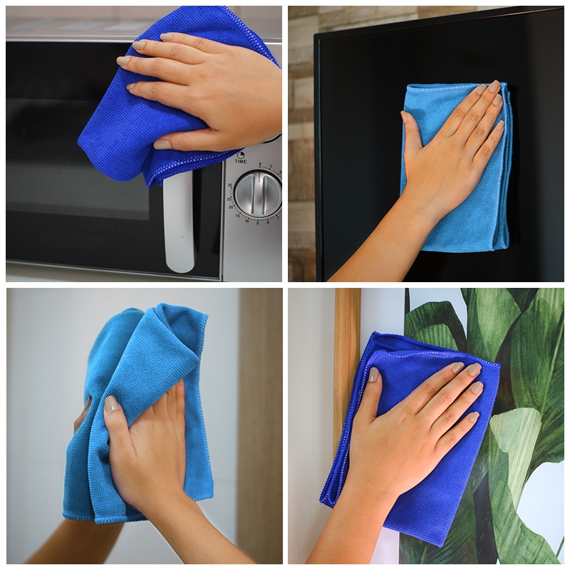 Mr Clean Glass & Stainless Steel Microfiber Cloth (2pcs/Pack) | Shopee ...