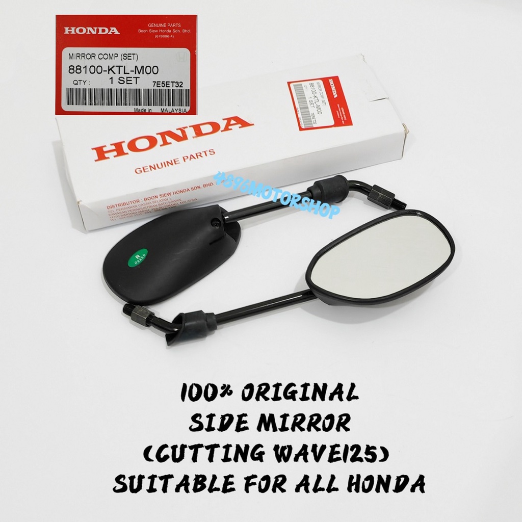 100% ORIGINAL SIDE MIRROR FOR ALL HONDA RS150 RSX RS 150 FUTURE DASH ...