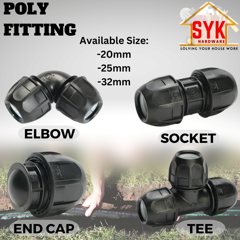 SYK Poly Fitting Poly Pipe Connector HDPE Poly Fitting Smart Coupler ...