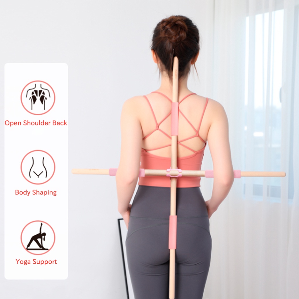 【M'sia Stock】Yoga stick open shoulder shape stick open back stick ...