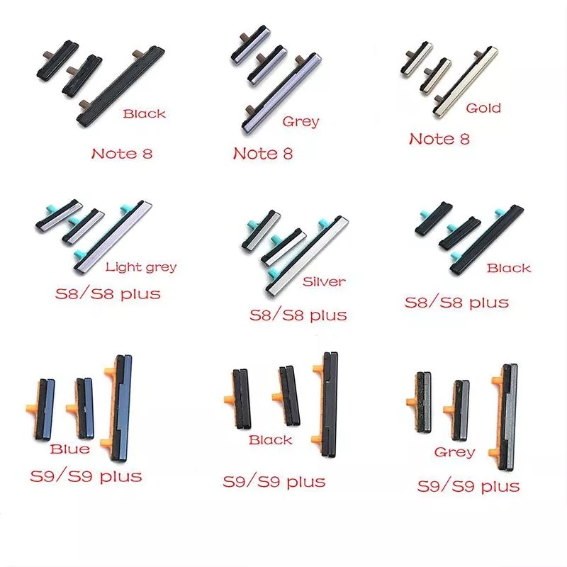 S10+ Side Key Set Power and bixby and Volume Buttons Part For Samsung ...