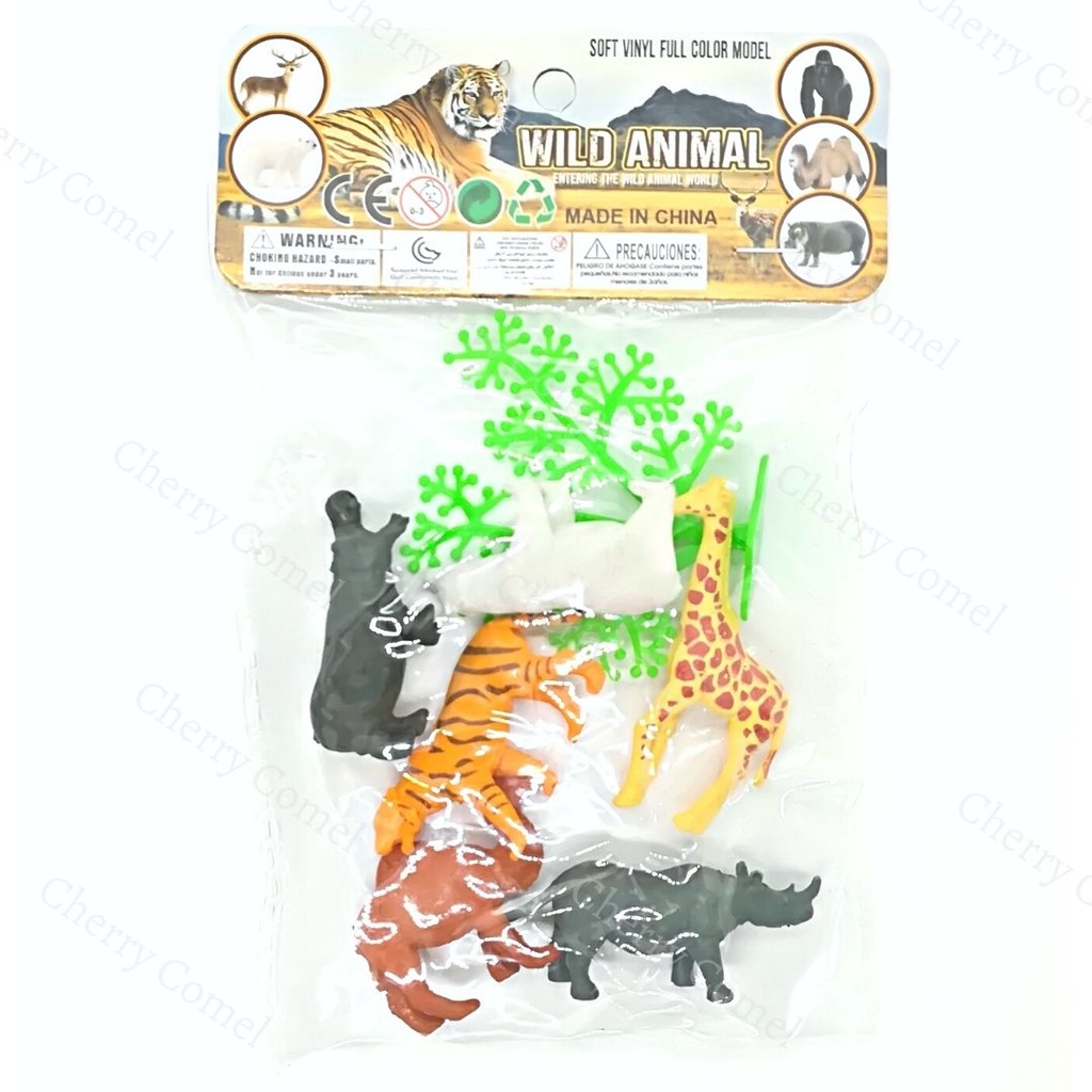 1 Set Animals Figurine Toy Animal Cake Topper Haiwan | Shopee Malaysia