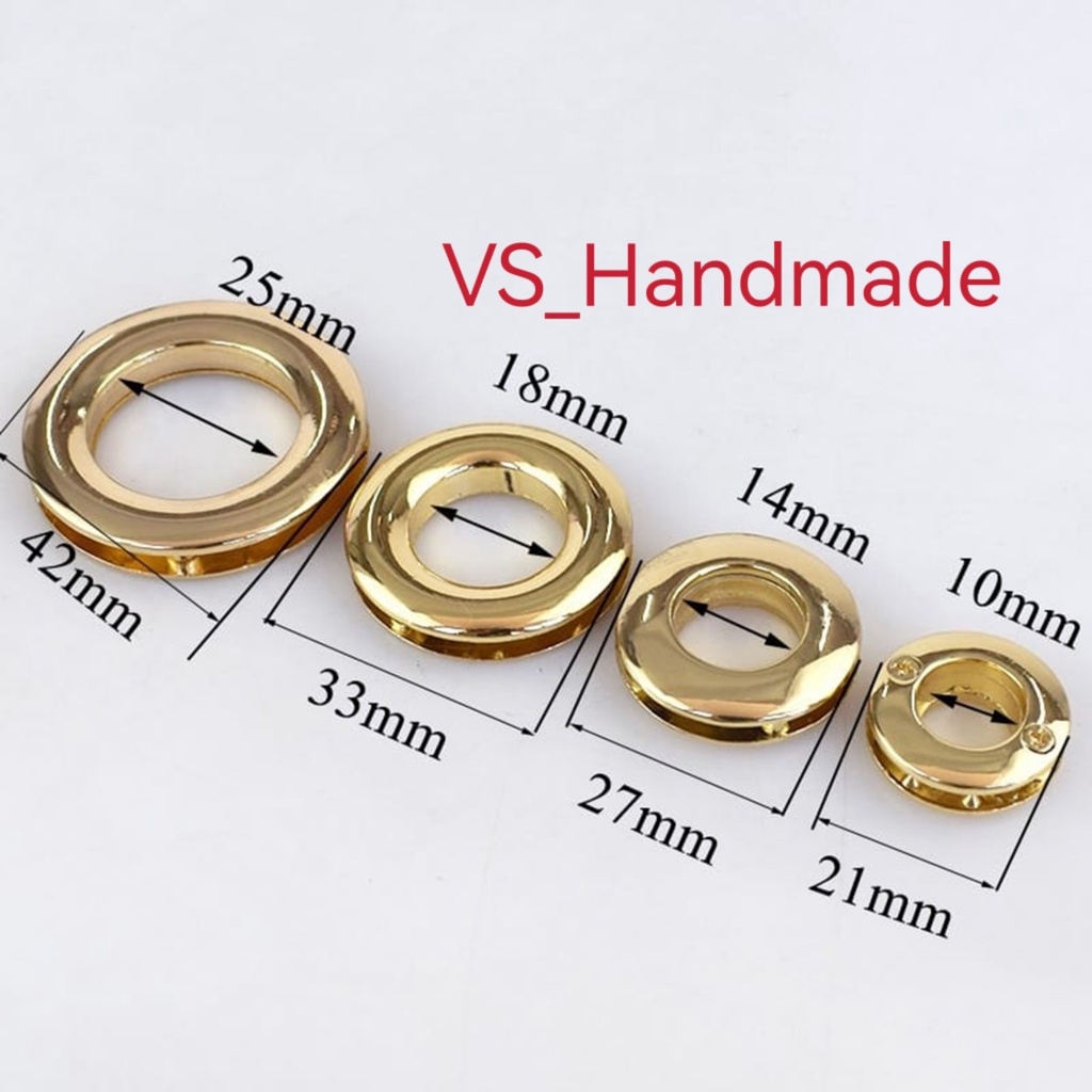 Screw Eyeles O Ring Metal Eyelets Buckle Screw Clasp 高级螺丝气眼 | Shopee ...