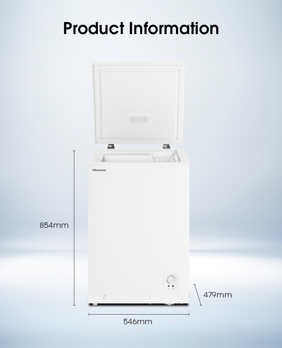 [FREE SHIPPING] Hisense (128L) Super Freeze Chest Freezer With 360 ...