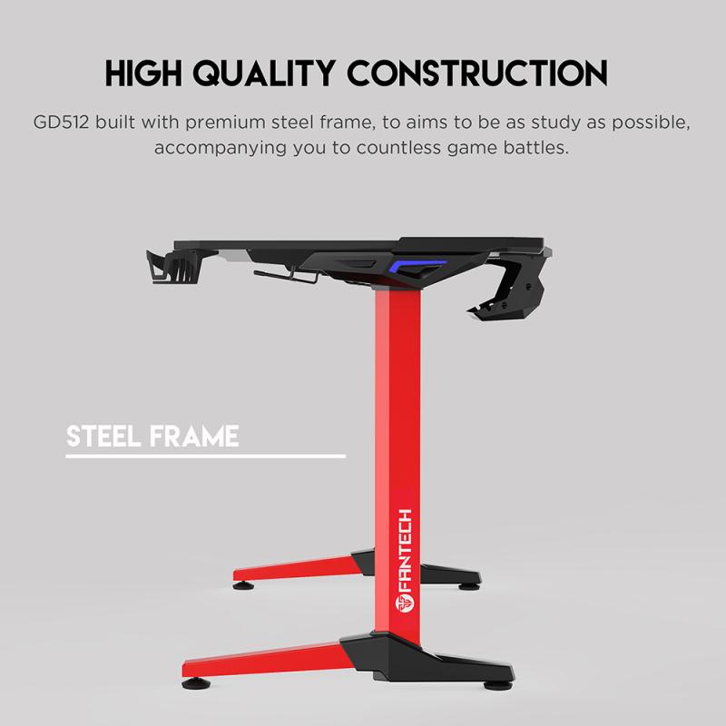 FANTECH BETA GD512 GAMING DESK GAMING TABLE FUNCTIONAL DURABLE ...