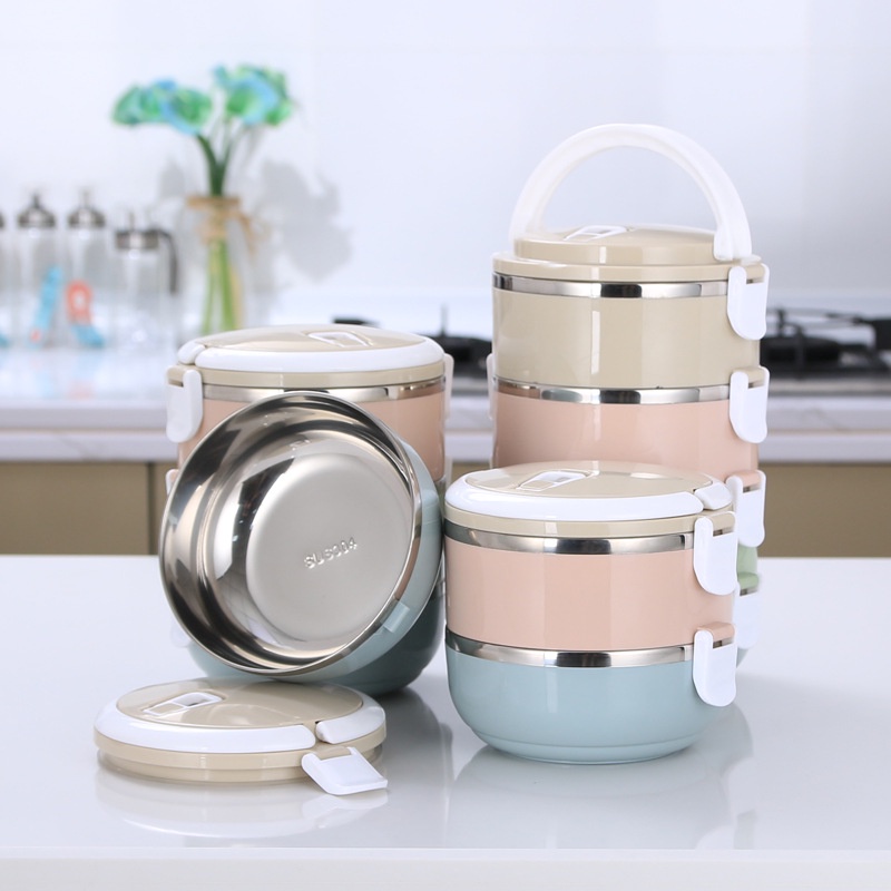 Stainless Steel Lunch Box Multilayer Food Container Portable Picnic ...