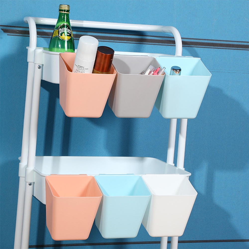 BSU Mini Hanging Storage Basket Small Shelf Ikea Container With Hook ...