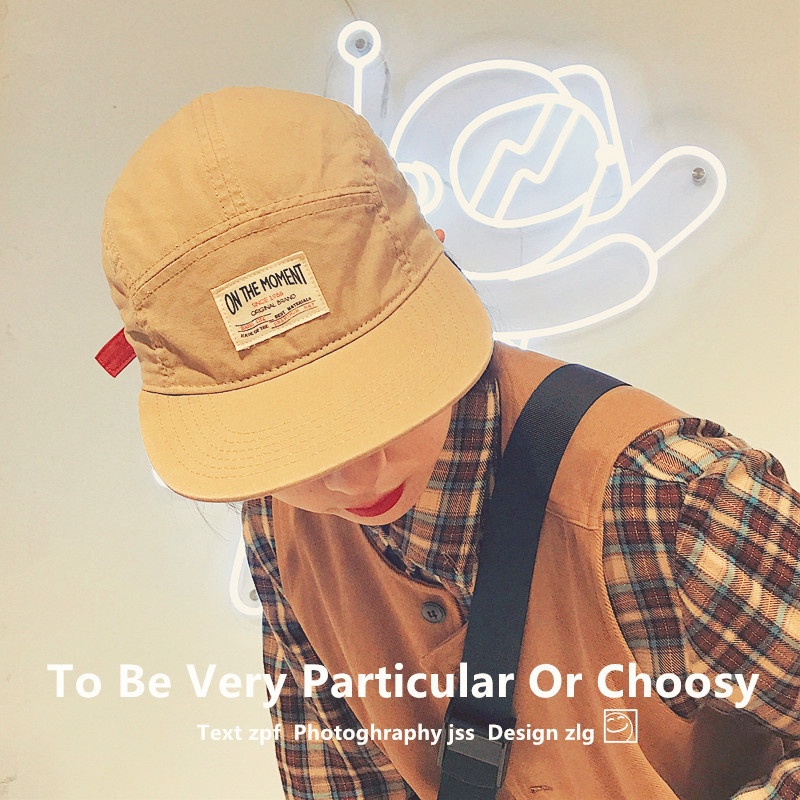 topi retro cap 5 Panel Cap Hat Flat Visor cap women Baseball Cap men ...