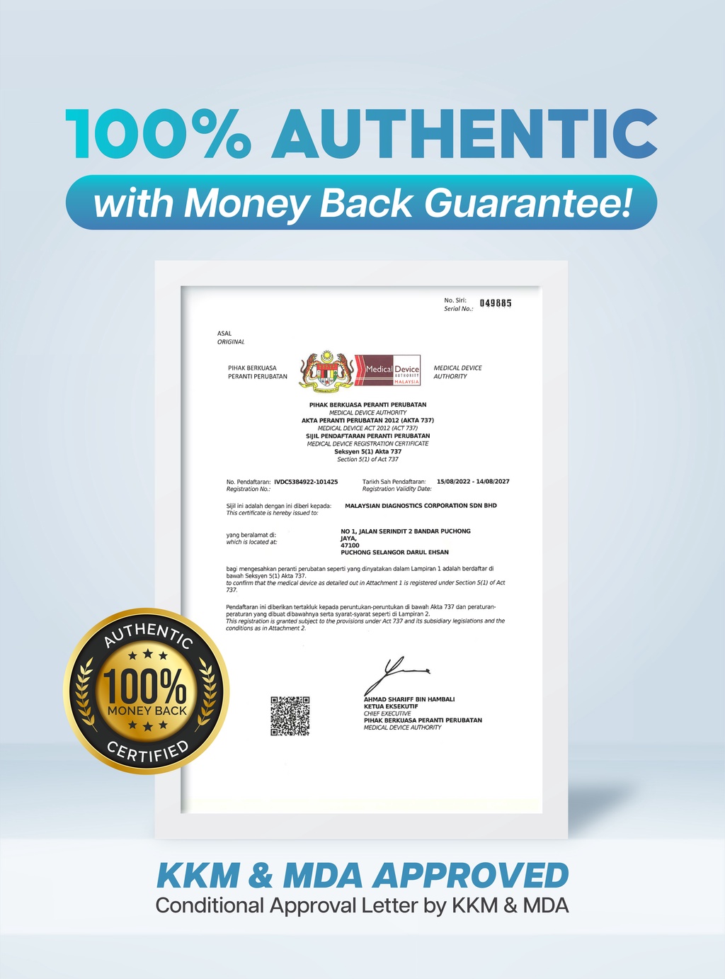 【KKM Approved】1 Box 25Kit NewGene 2in1 Saliva & Nasal Covid Test Kit ...