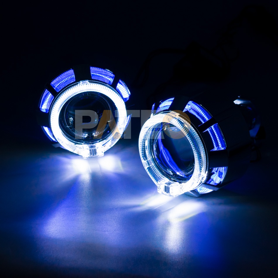 2 inch Micro H1 H4 H7 HID Bi-xenon Headlight Lenses Projector Double ...