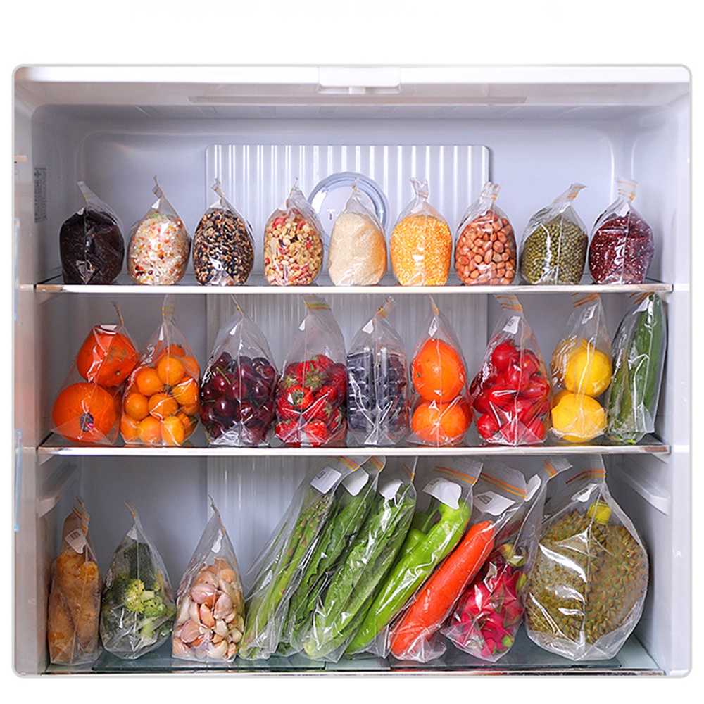 BC Double Ziplock Bag 15/25/30Pcs Resealable Plastic Transparent Dry ...