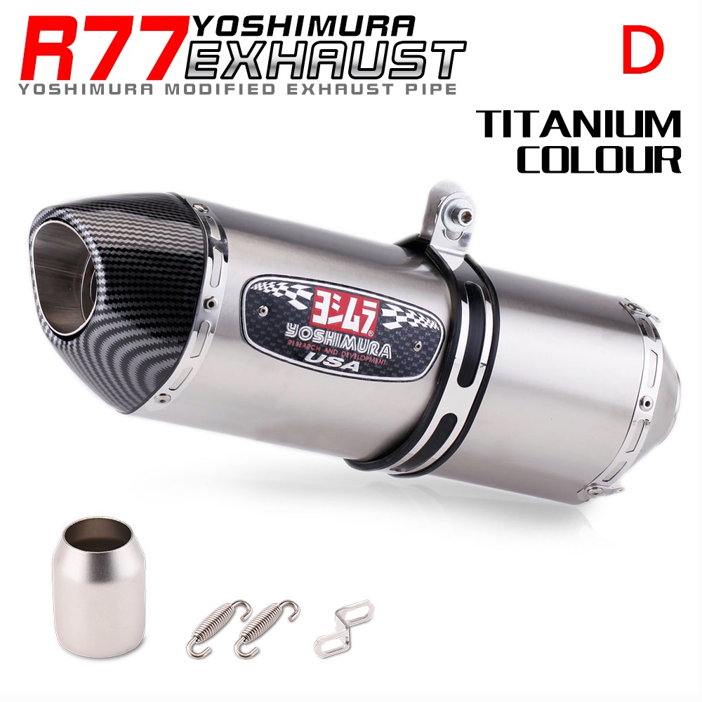 yoshimura R77 exhaust muffler Universal 51mm Motorcycle Exhaust ...