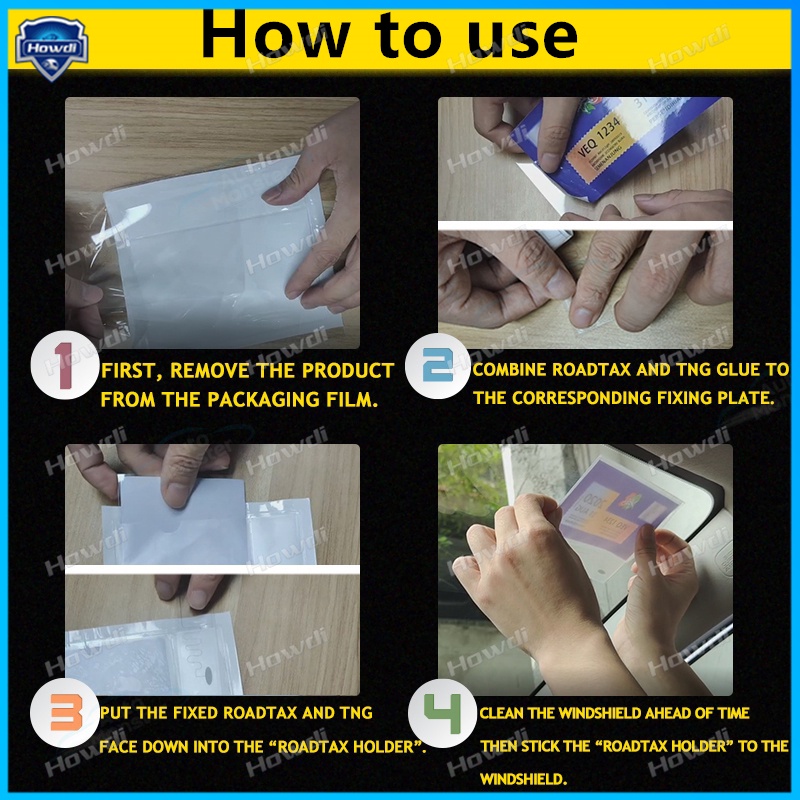 【NEW】Latest Roadtax Holder Roadtax Sticker Removable Traceless | Shopee ...