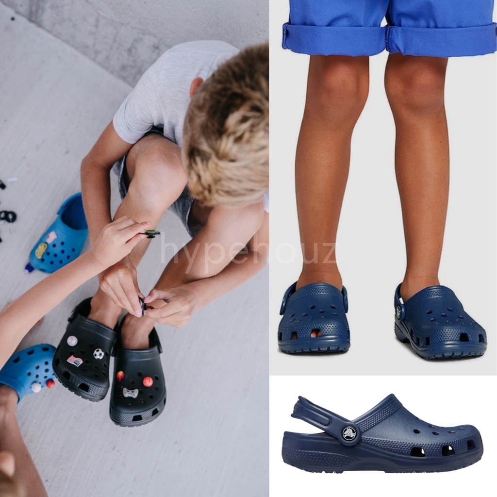 CROCS Kids Classic Clog Boy Girl Sandal Kids Budak Slip-On Children ...