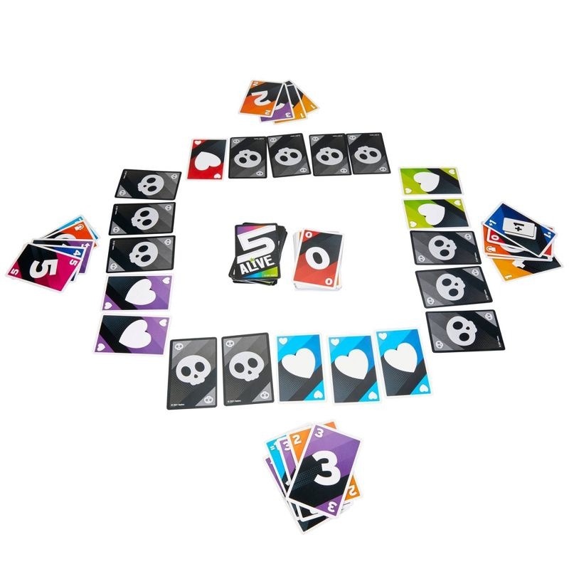 Hasbro 5 Alive Card Game Fast-Paced and Fun Family Game - 6 Players ...