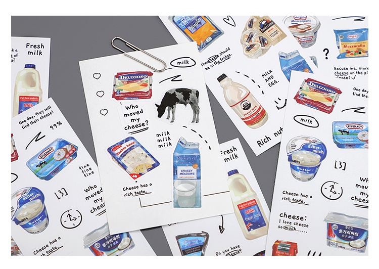 PPM Creative Daily Life Grocery Supermarket Series Deco Stickers DIY ...