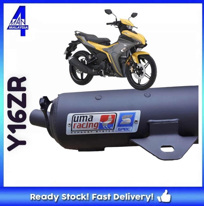 READY STOCK UMA RACING Y16 Y16ZR BACK PRESSERE RACING EXHAUST PIPE ...