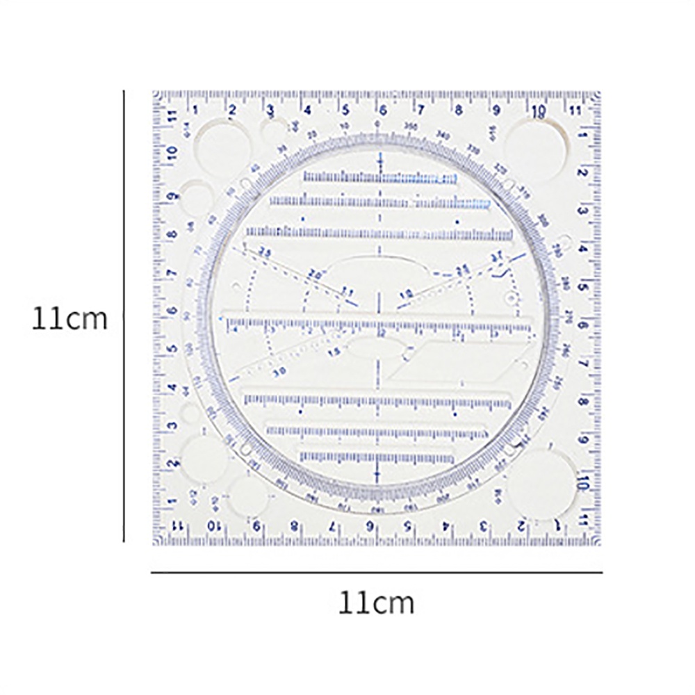 Multifunction Rotatable Drawing Template Art Design Construction ...