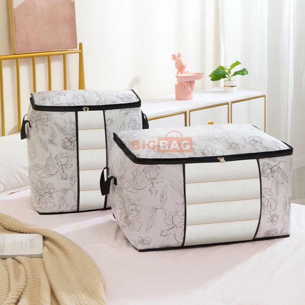 BIG BAG Clothes Storage Bag With Zipper Beg Toto Comforter Bag Blanket ...