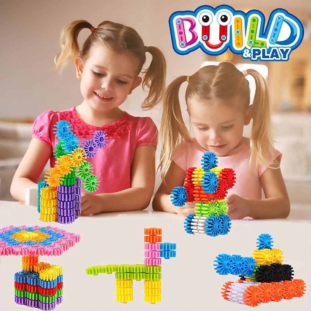 Gears Interlocking Learning Set, Manipulatives Building Kit Toys with ...
