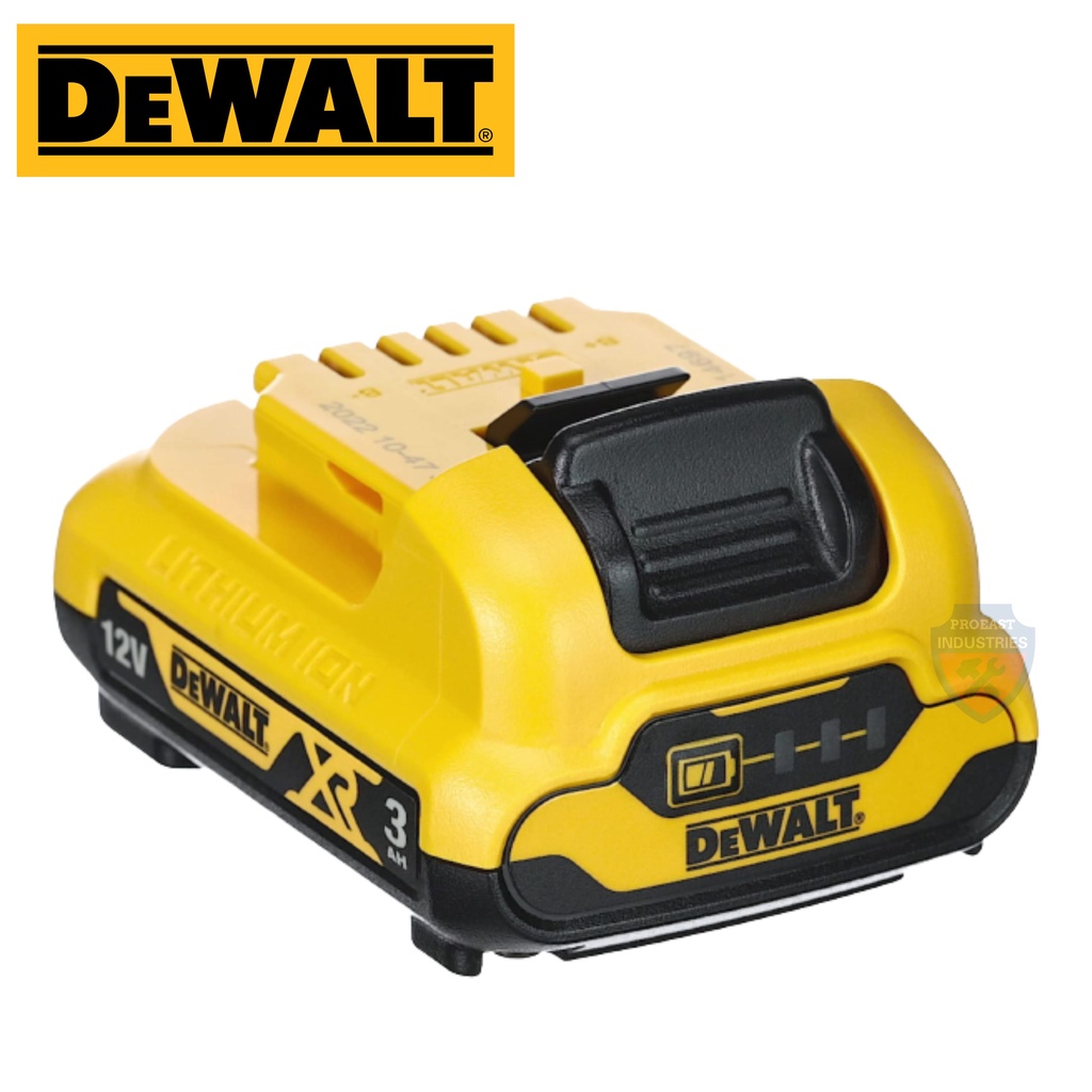 Dewalt DCB124-XJ 12V 3.0 Ah Li-ion Battery Pack, Power Indicator, 1pc ...